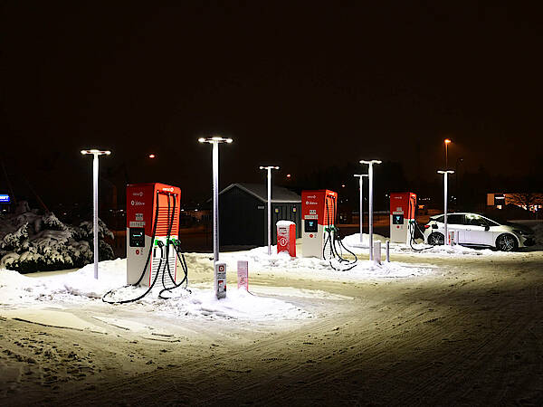 Mit dem E-Auto im Winter durch Schweden